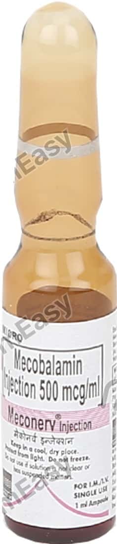 Meconerv 500 MCG/ML Injection (1): Uses, Side Effects, Price & Dosage ...