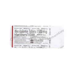 Buy Meconerv 1.5 MG Tablet (10) Online at Flat 18% OFF* | PharmEasy