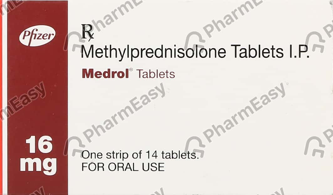Medrol 16 MG Tablet (14): Uses, Side Effects, Price & Dosage | PharmEasy