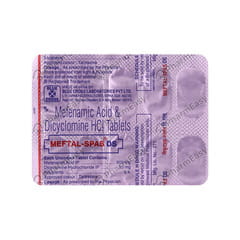 Meftal Spas Ds Tablet - Uses, Side Effects, Dosage, Composition & Price ...