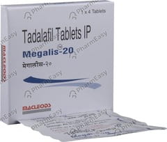 Megalis 20 MG Tablet (4): Uses, Side Effects, Price & Dosage | PharmEasy