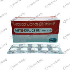 Meto Er 25 MG Tablet (10): Uses, Side Effects, Price & Dosage | PharmEasy