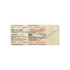Metoz 2.5 MG Tablet (10) - Uses, Side Effects, Dosage, Composition ...