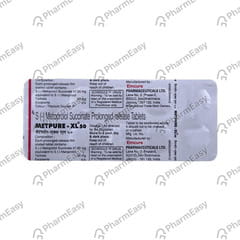 Metpure Xl 50 MG Tablet (10): Uses, Side Effects, Price & Dosage ...