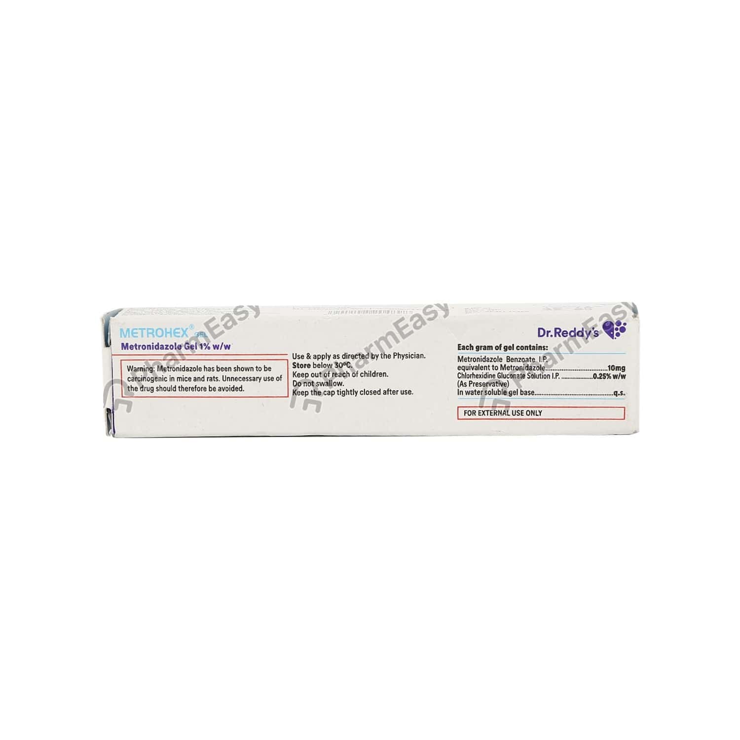 Buy Metrohex 10 MG Dental Gel (10) Online at Flat 18% OFF* | PharmEasy