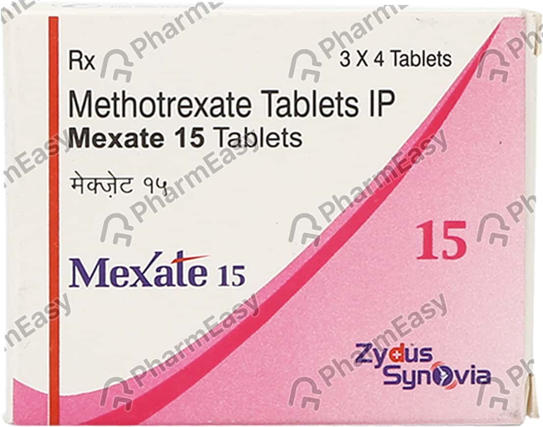 Mexate 15 MG Tablet (4): Uses, Side Effects, Price & Dosage | PharmEasy