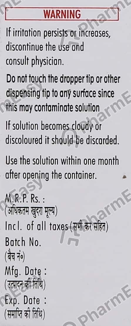 Mezol Bottle Of 10ml Eye Drops: Uses, Side Effects, Price & Dosage ...