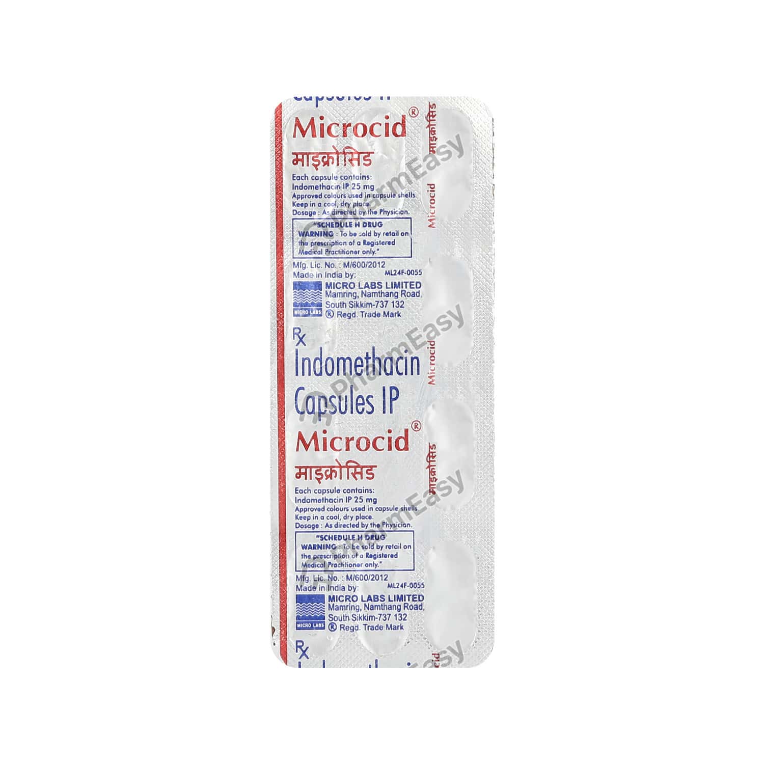 Microcid 25 MG Capsule (10) - Uses, Side Effects, Dosage, Composition ...