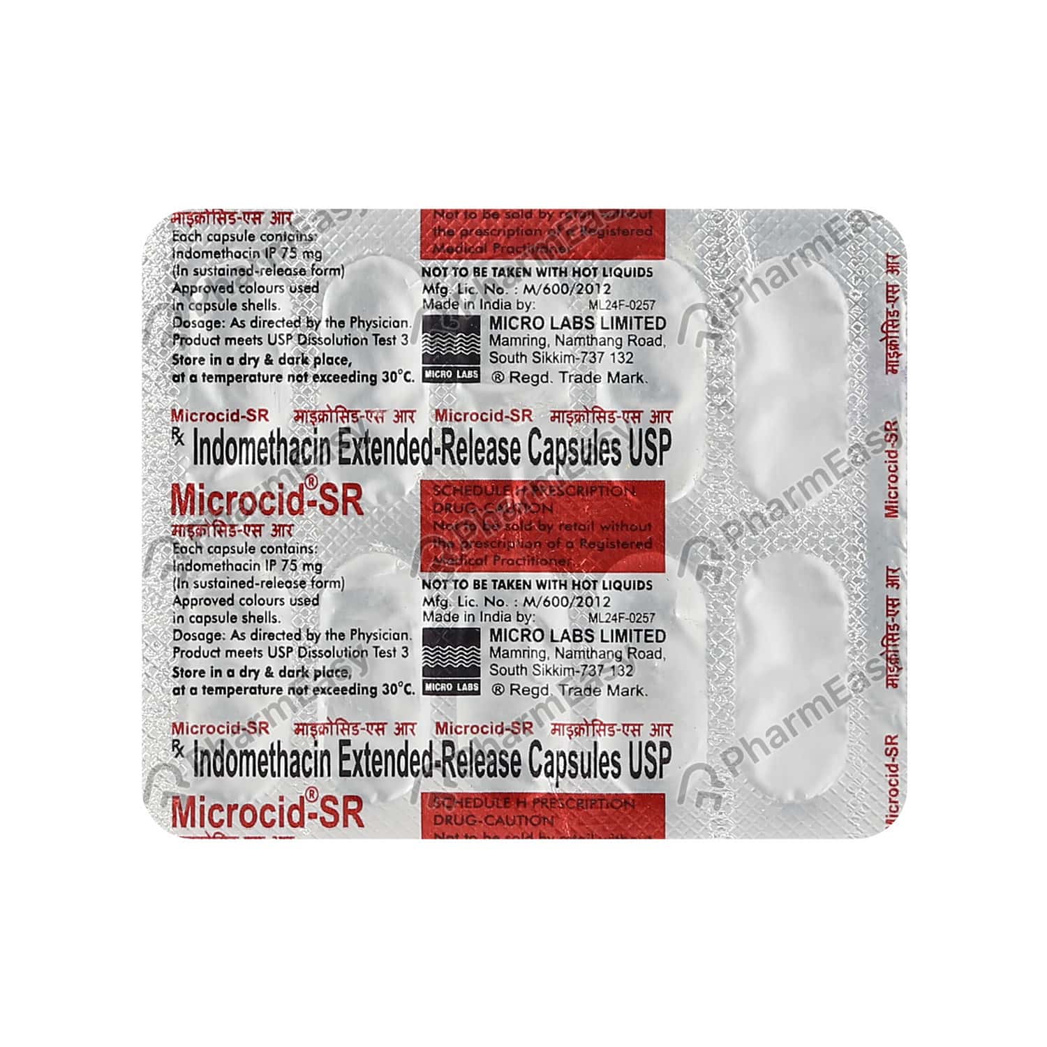 Buy Microcid Sr 75 MG Capsule (10) Online at Flat 18% OFF* | PharmEasy