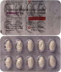 Microgest 100 MG Oral/Vaginal Capsule (10): Uses, Side Effects, Price ...
