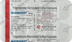 Microgest 200 MG Oral/Vaginal Capsule (10): Uses, Side Effects, Price ...