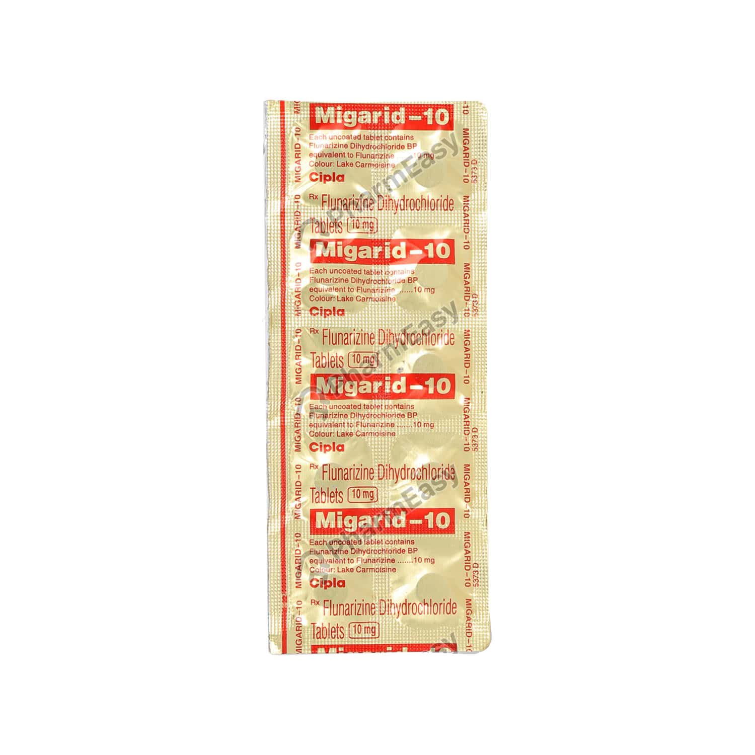 Buy Migarid 10 MG Tablet (10) Online at Flat 18% OFF* | PharmEasy