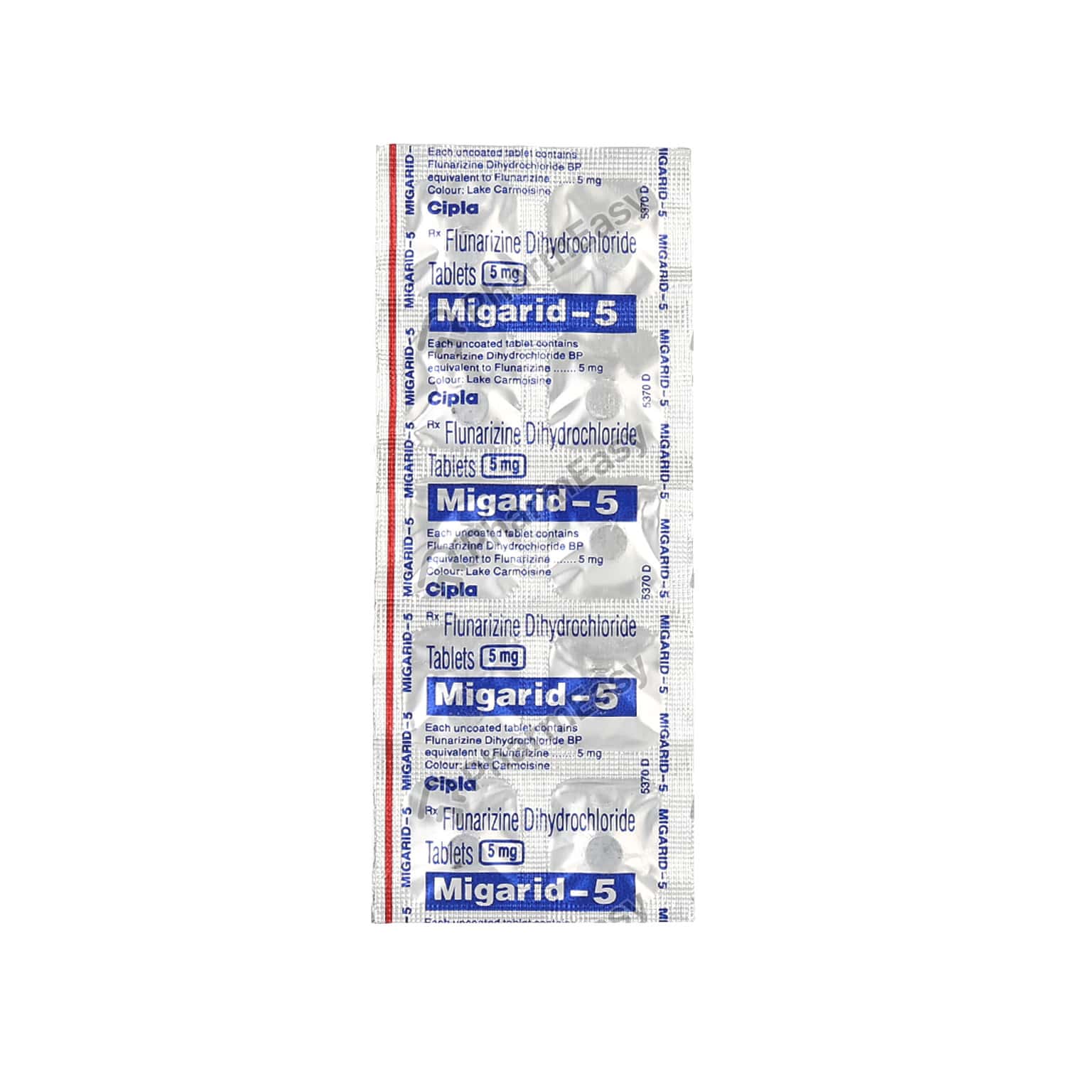 Buy Migarid 5 MG Tablet (10) Online at Flat 18% OFF* | PharmEasy