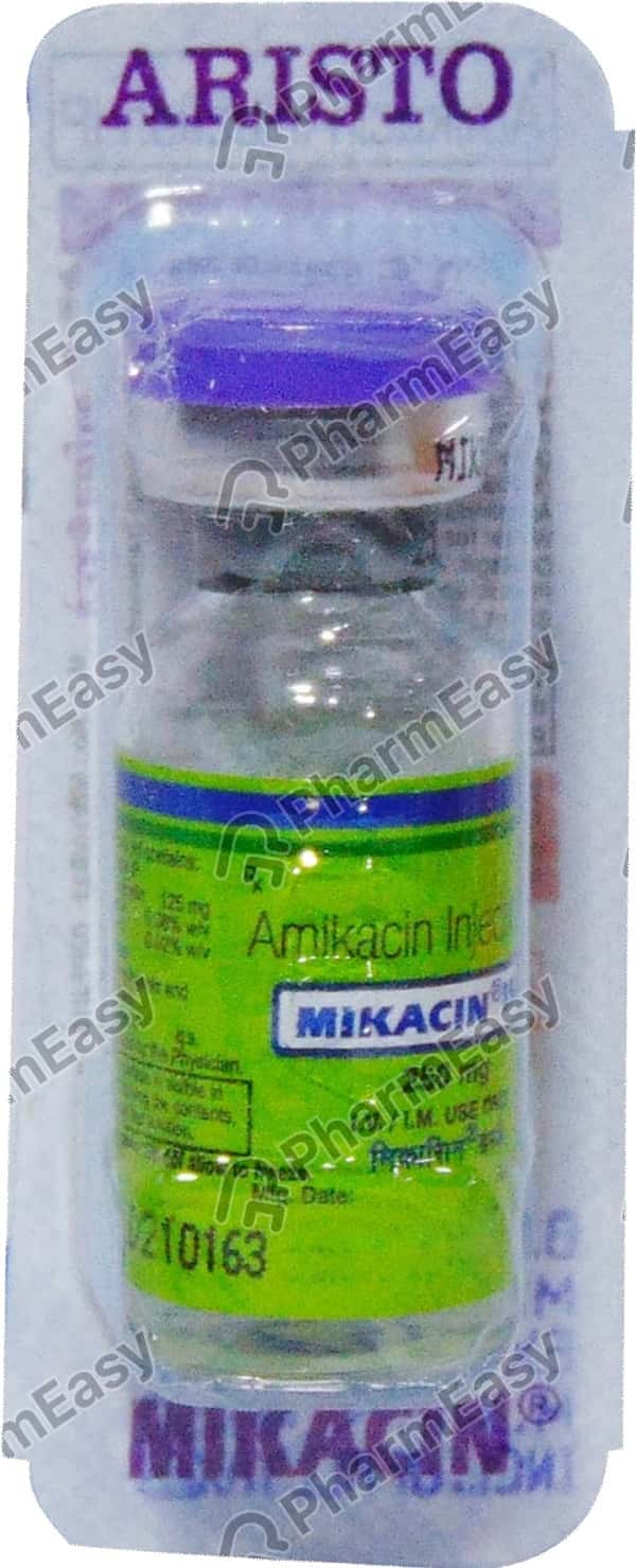 Mikacin 250 MG Injection (2): Uses, Side Effects, Price & Dosage ...