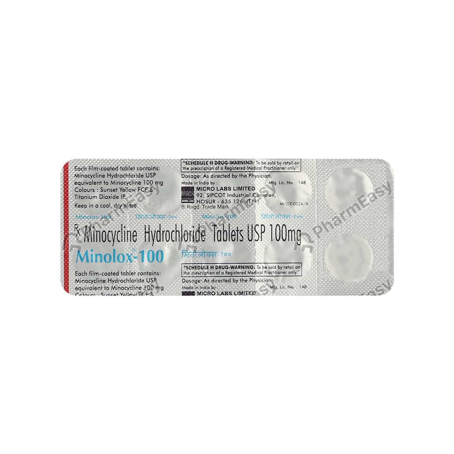 Buy Minolox 100 MG Tablet (10) Online at Flat 18% OFF* | PharmEasy
