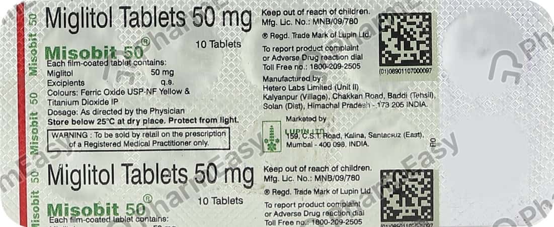 Buy Misobit 50 MG Tablet (10) Online at Flat 15% OFF | PharmEasy