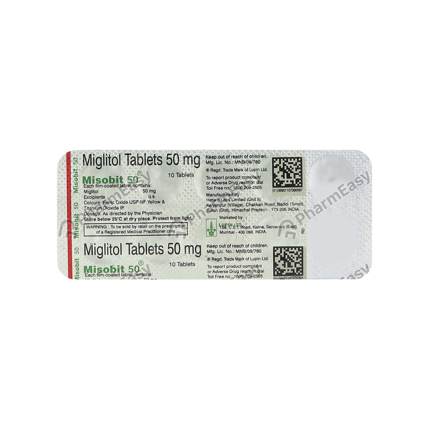 Buy Misobit 50 MG Tablet (10) Online at Flat 18% OFF* | PharmEasy