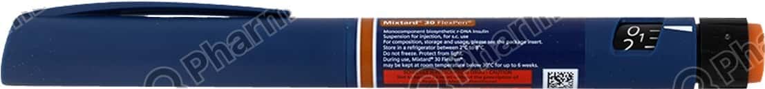 Mixtard Flexpen 100 IU/ML Suspension For Injection (3): Uses, Side ...
