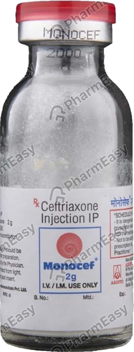 Monocef 2 G Powder For Injection (2): Uses, Side Effects, Price ...