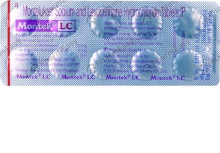 Montek Lc Strip Of 10 Tablets: Uses, Side Effects, Price & Dosage ...