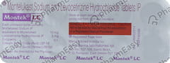 Montek LC Tablet: Uses, Side Effects, Price, Dosage & More Info - PharmEasy