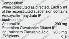 Moxclav BD 228.5mg Oral Suspension: Uses, Side-effects, Price, Dosage ...