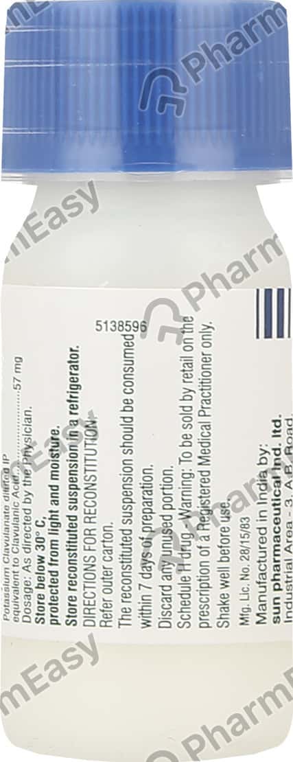 Moxclav Ds 457mg Bottle Of 30ml Dry Suspension: Uses, Side Effects ...