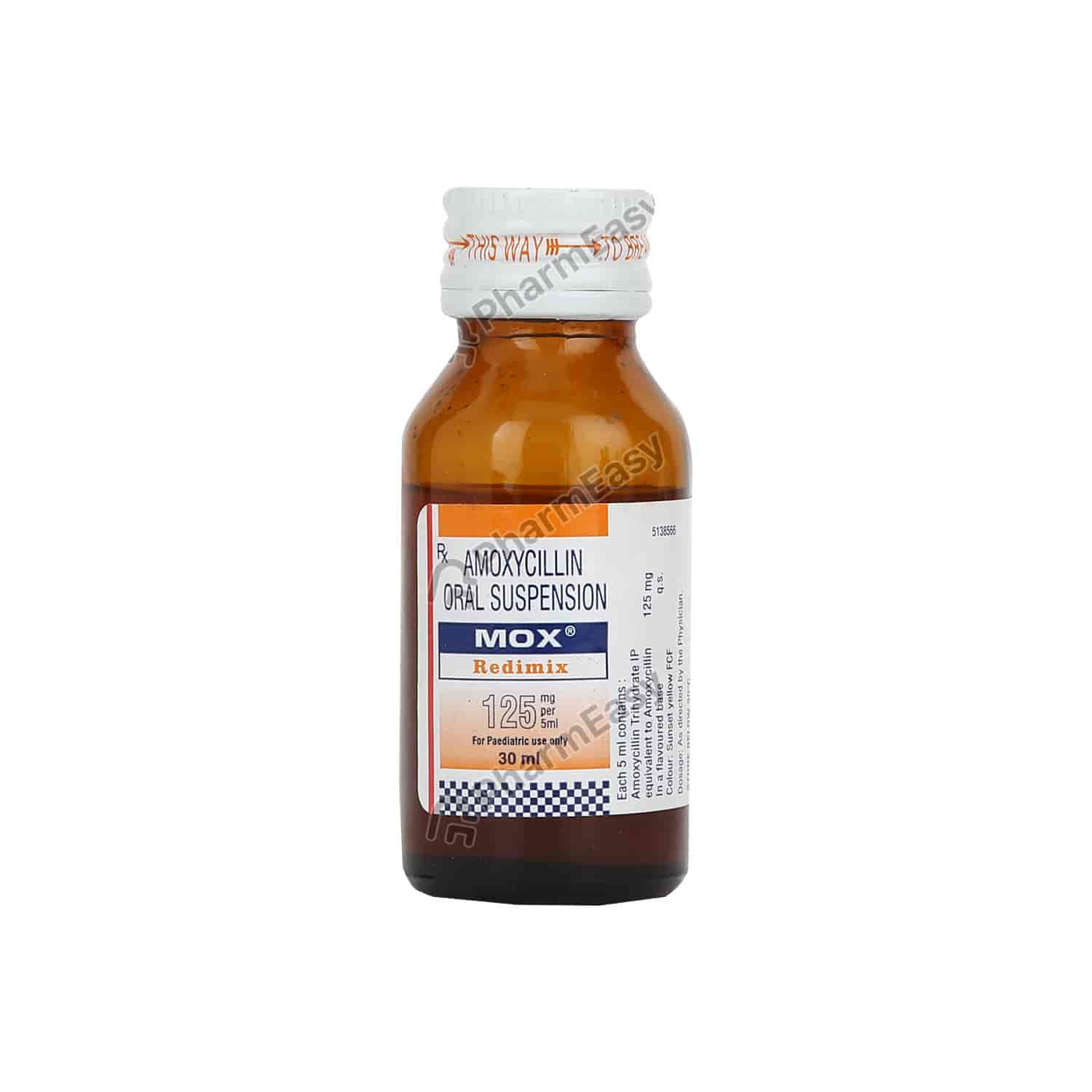 Buy Mox 125mg Redimix Suspension 30ml Online at Flat 18% OFF* | PharmEasy