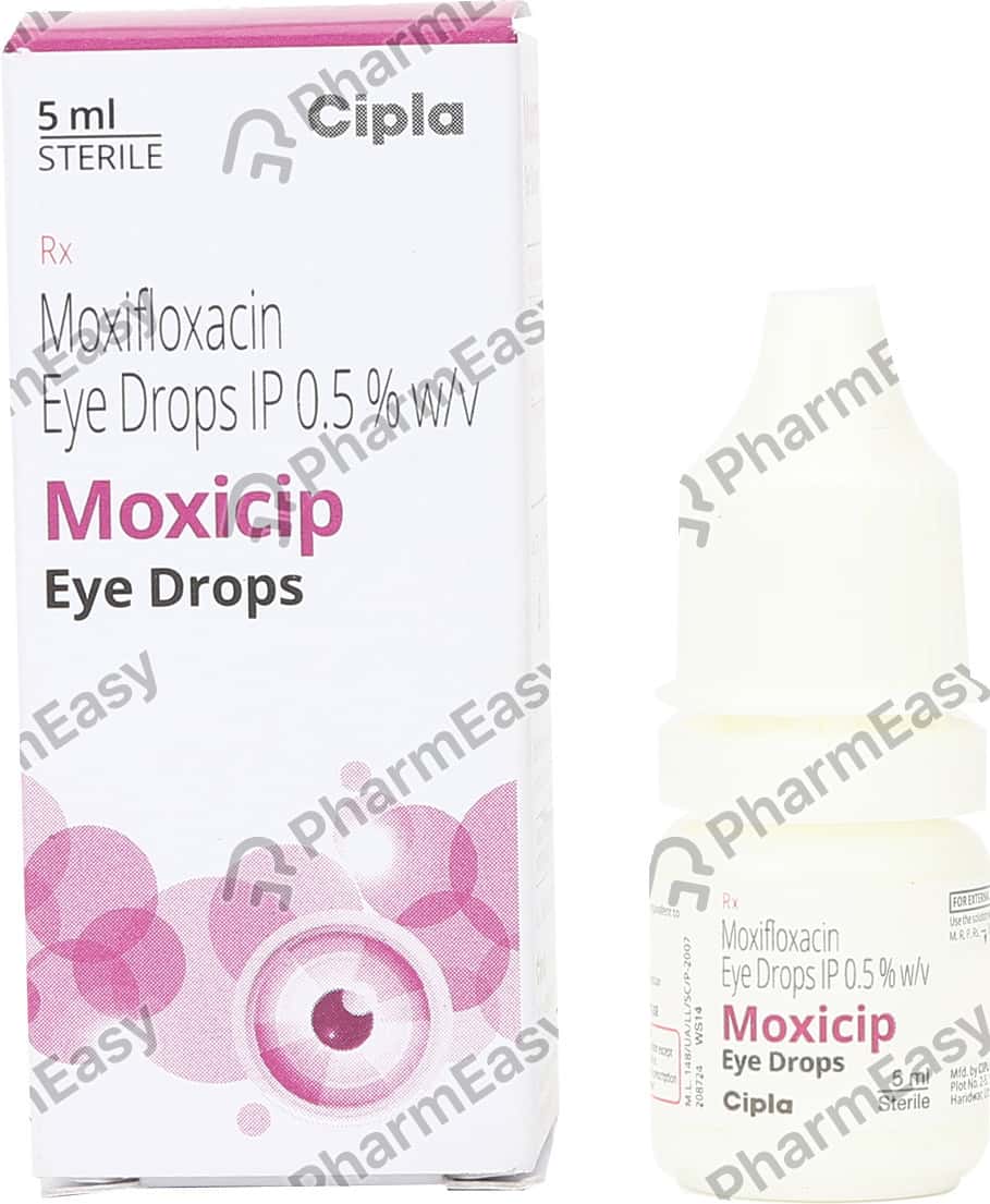 Moxicip 0.5 %W/V Eye Drop (5): Uses, Side Effects, Price & Dosage ...