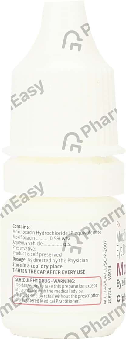 Moxicip 0.5 %W/V Eye Drop (5): Uses, Side Effects, Price & Dosage ...