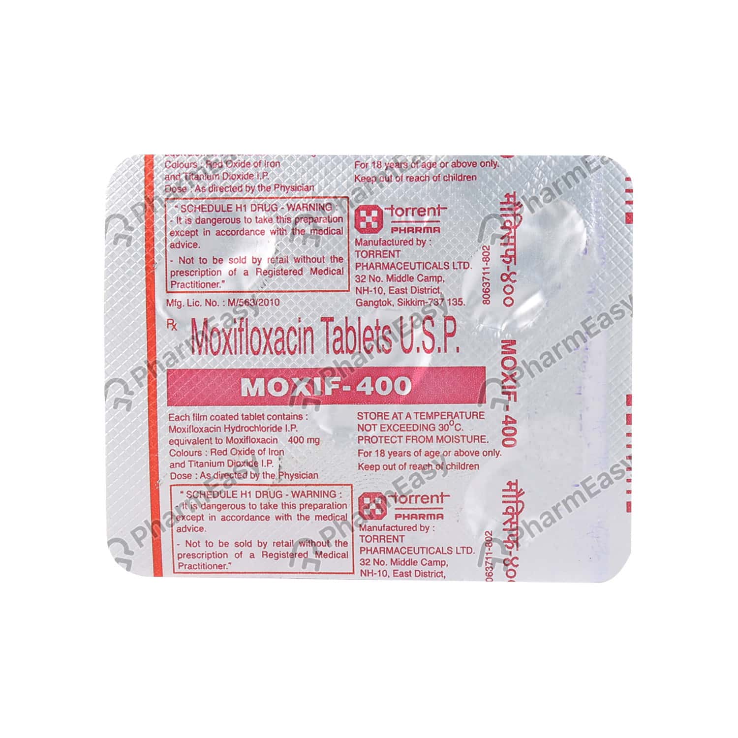Buy Moxif 400 MG Tablet (5) Online at Flat 18% OFF* | PharmEasy