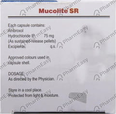 Mucolite 30 MG Capsule (10): Uses, Side Effects, Price & Dosage | PharmEasy