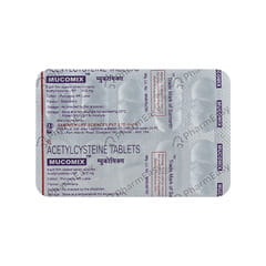 Mucomix 600 MG Tablet (10) - Uses, Side Effects, Dosage, Composition ...