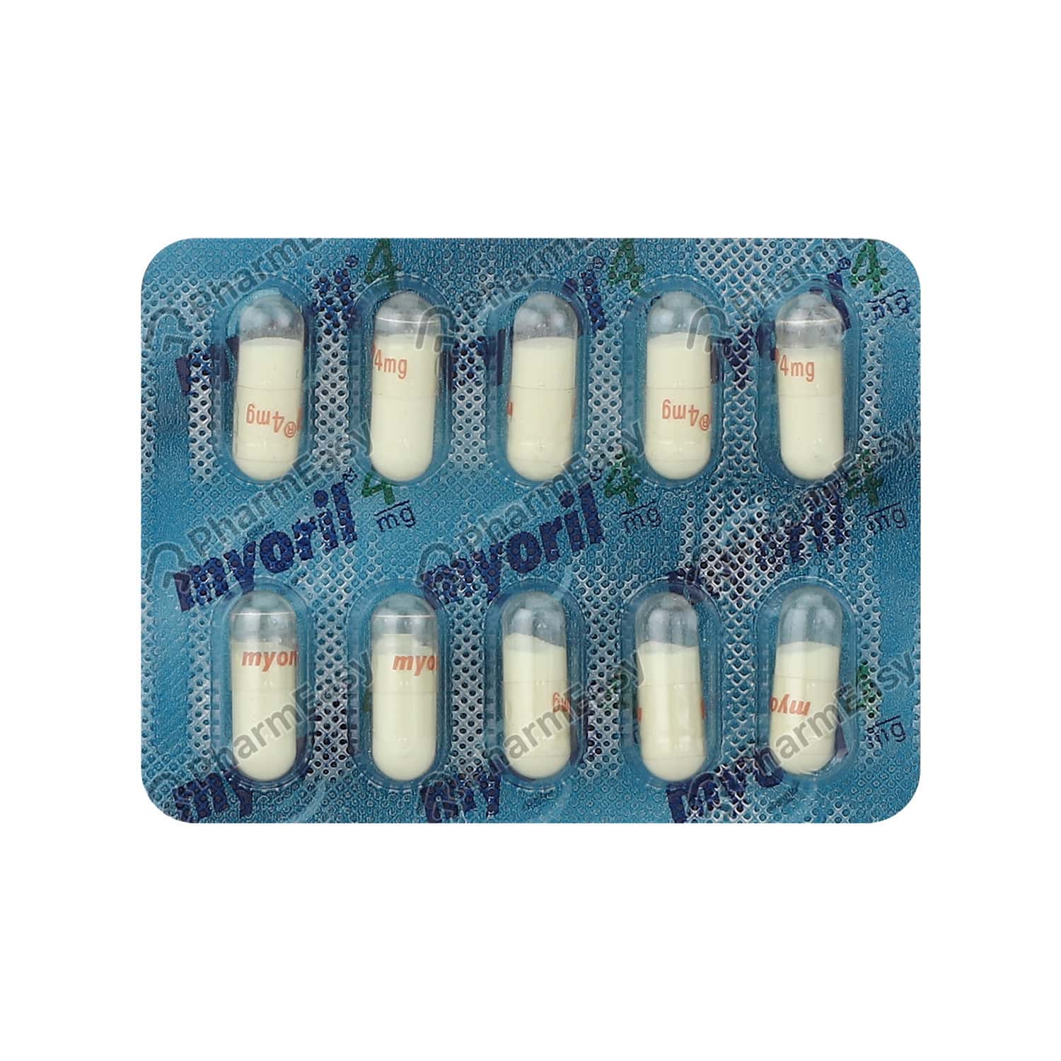 Myoril 4 MG Capsule (10) - Uses, Side Effects, Dosage, Composition ...