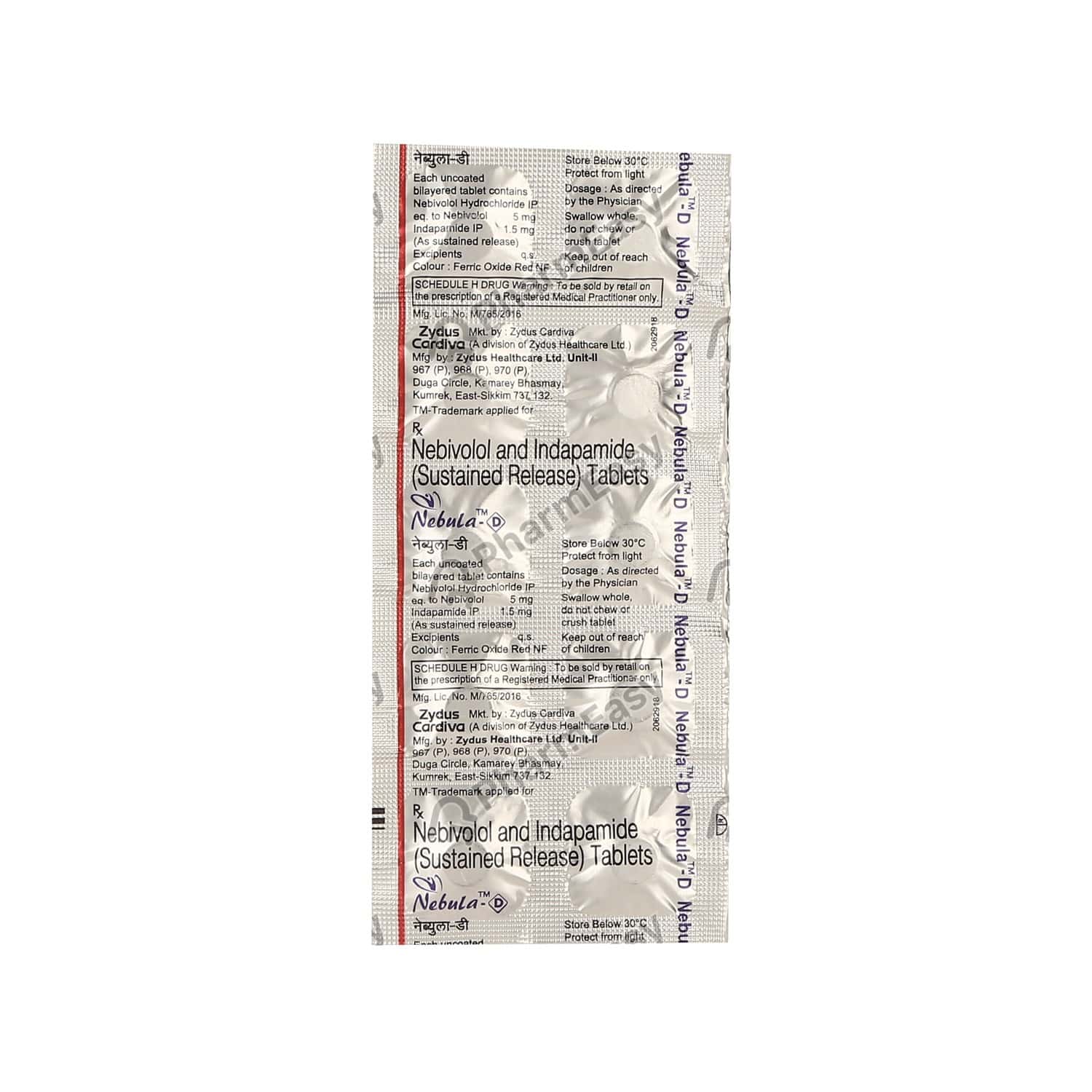 Buy Nebula D Strip Of 10 Tablets Online at Flat 18% OFF* | PharmEasy