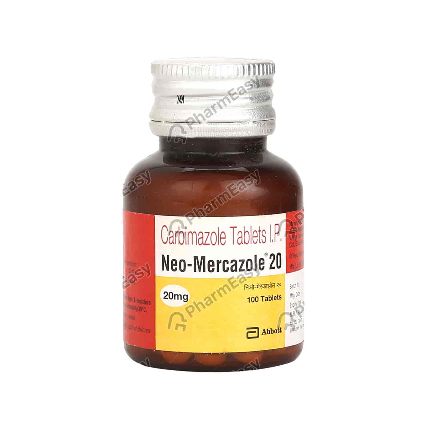 Buy Neo Mercazole 20mg Tablet Online at Flat 18% OFF* | PharmEasy
