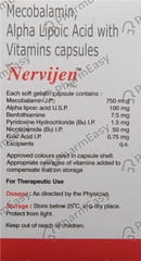Buy Nervijen Plus Strip Of 10 Capsules Online at Flat 15% OFF | PharmEasy