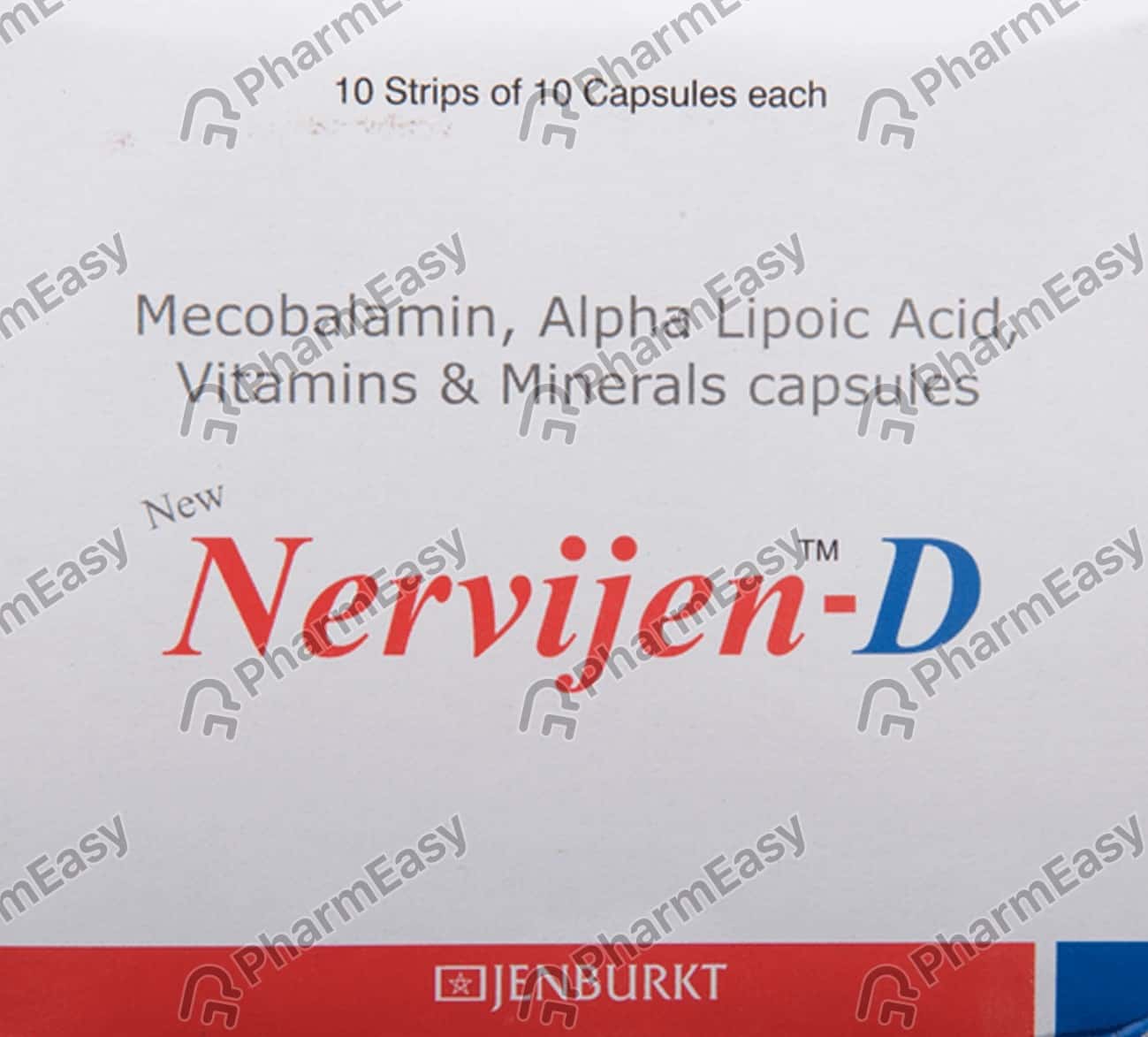Buy Nervijen D Strip Of 10 Capsules Online & Save Up to 24% at PharmEasy
