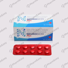 Neurobion Plus Strip Of 10 Tablets: Uses, Side Effects, Price & Dosage ...