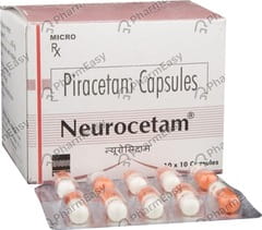 Neurocetam 400 MG Capsule (10): Uses, Side Effects, Price & Dosage ...