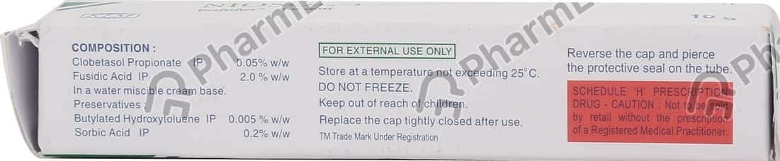 Niosol F Tube Of 10gm Cream: Uses, Side Effects, Price & Dosage | PharmEasy