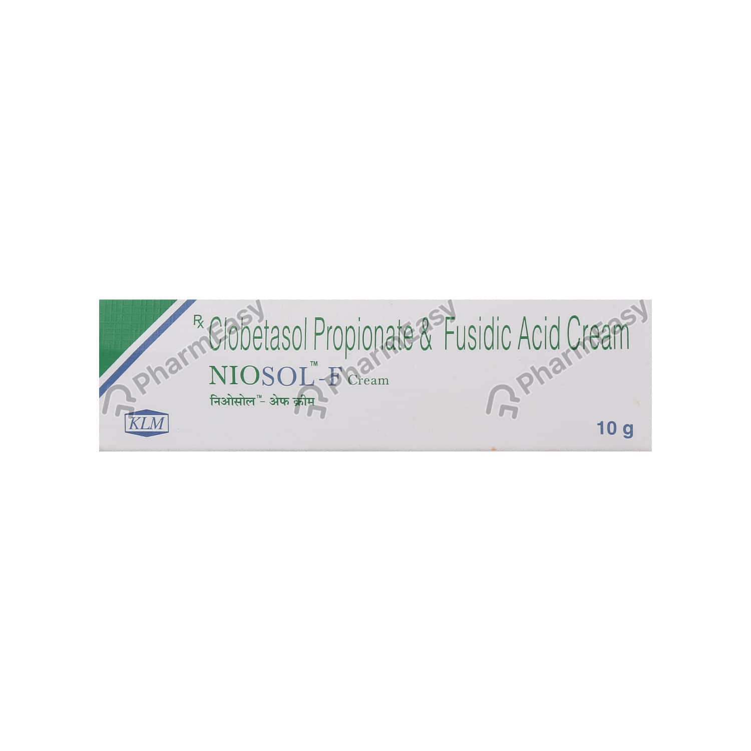 Niosol F Tube Of 10gm Cream - Uses, Side Effects, Dosage, Composition ...