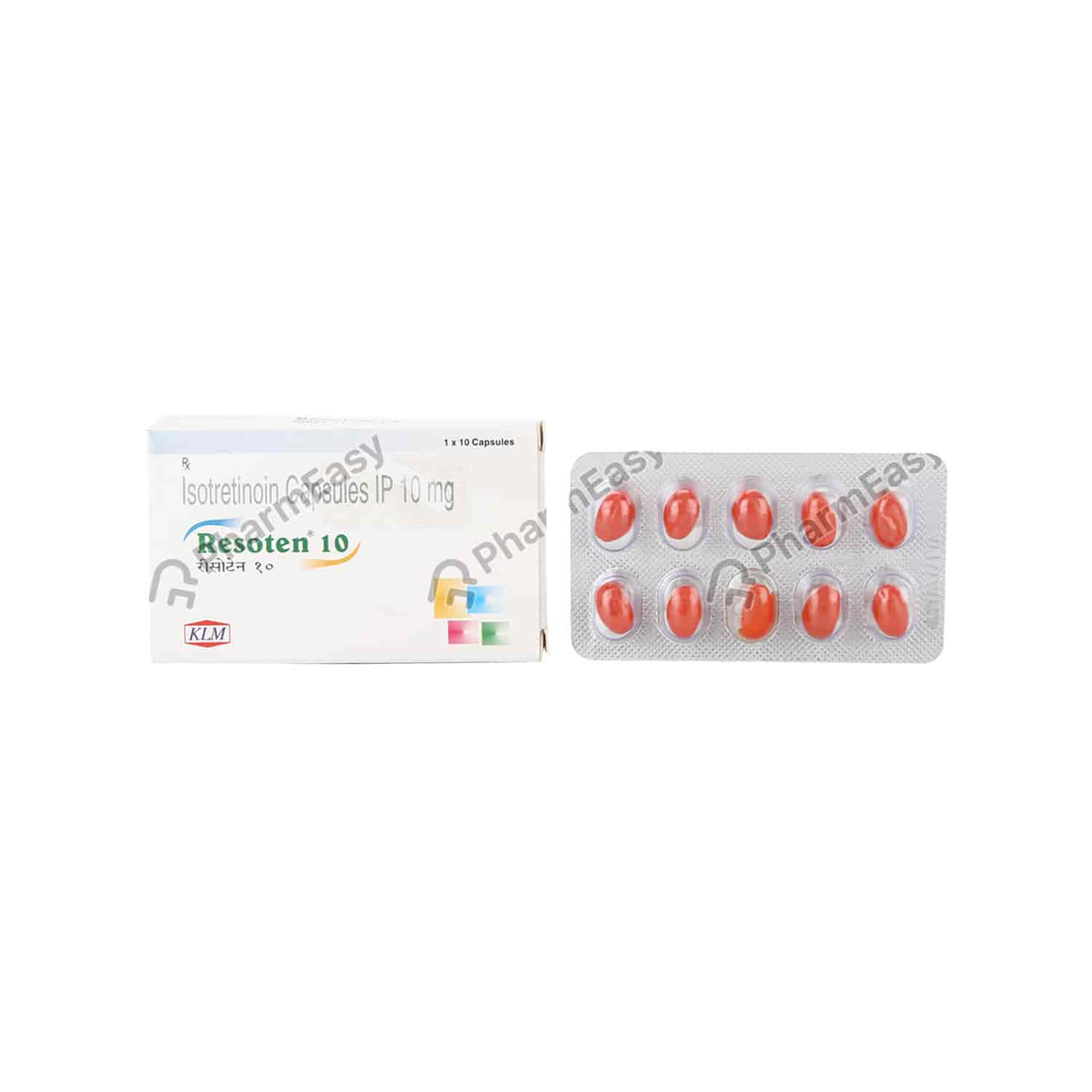 Resoten 10 MG Capsule (10) - Uses, Side Effects, Dosage, Composition ...