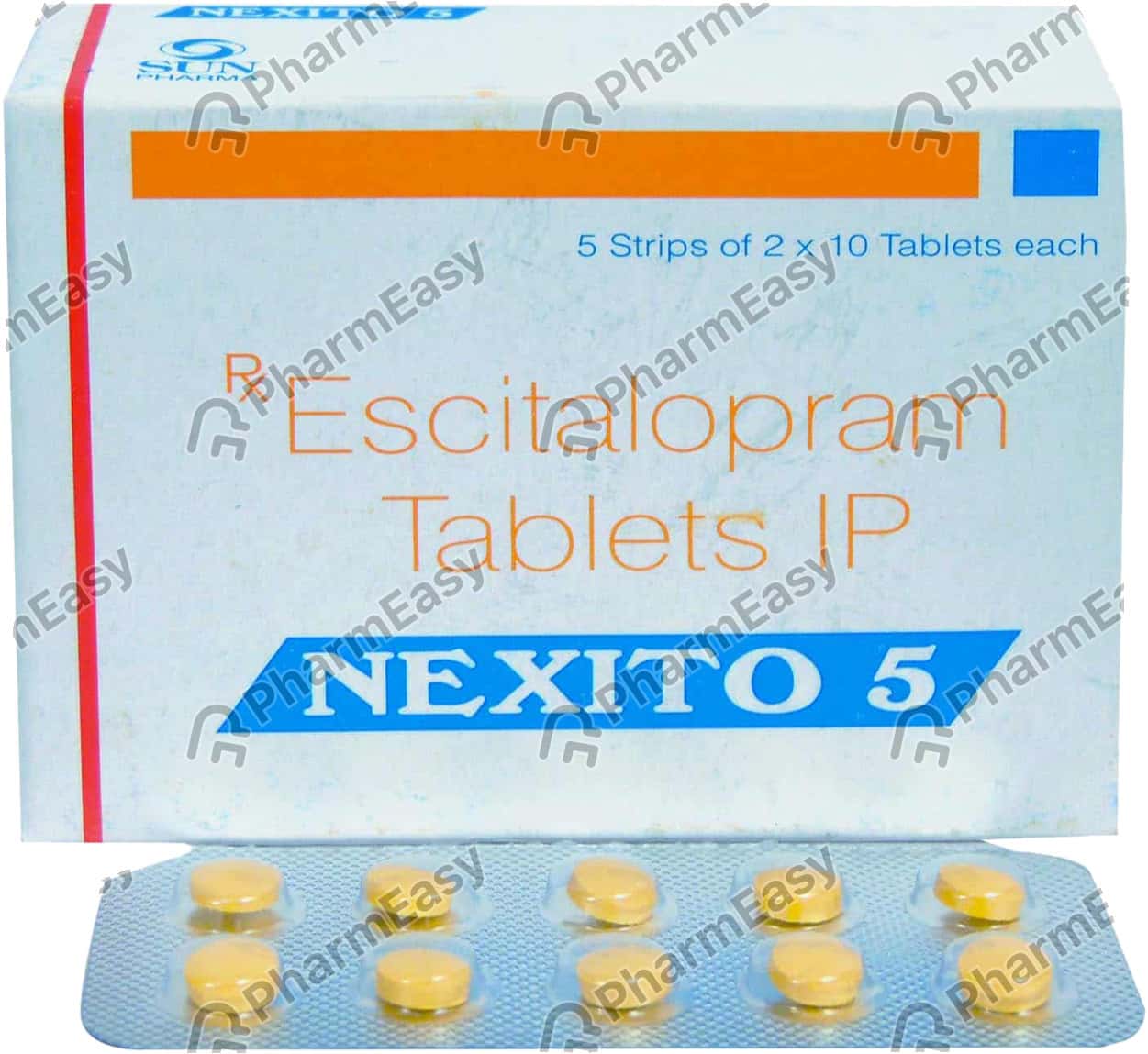 Nexito 5 MG Tablet (10): Uses, Side Effects, Price & Dosage | PharmEasy