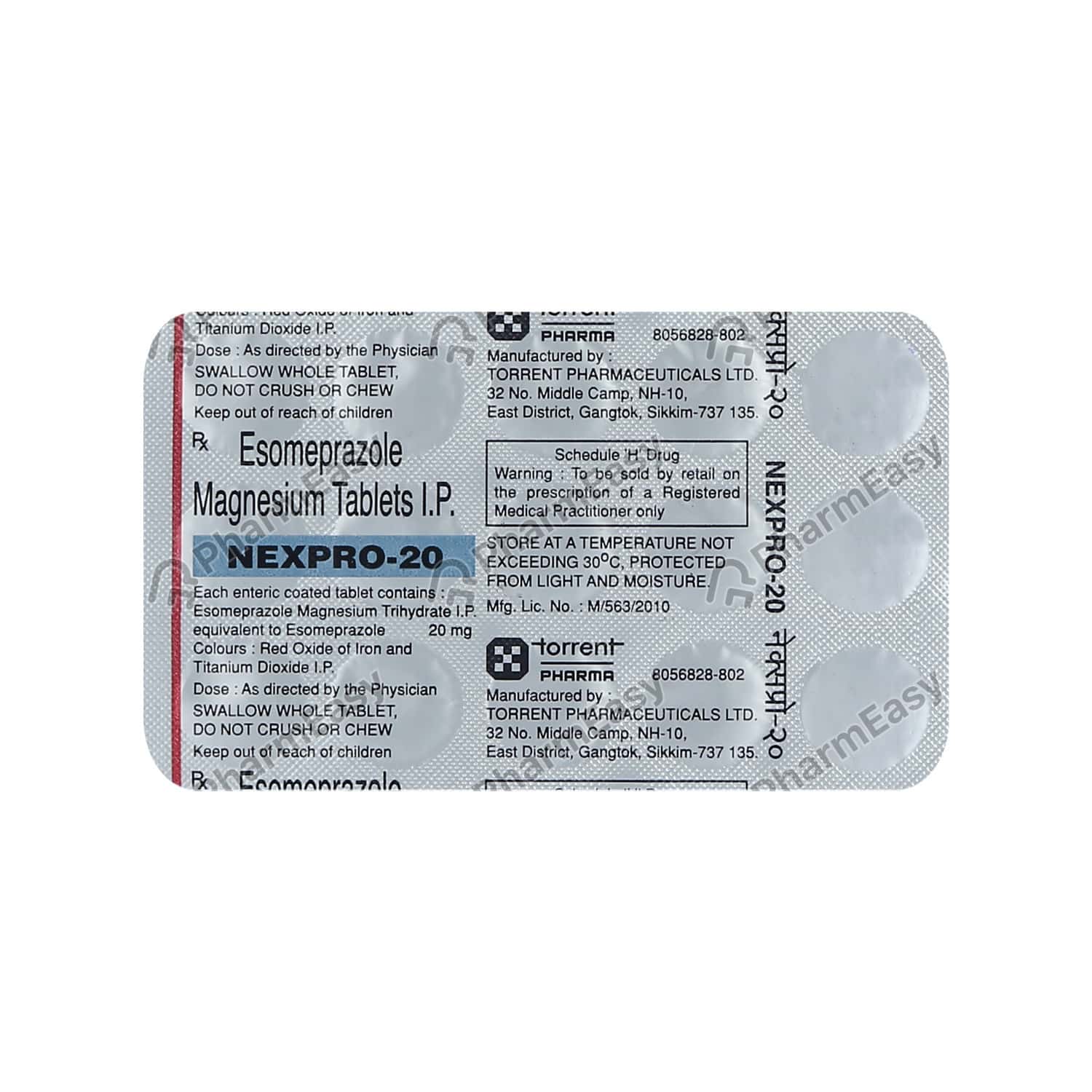 Nexpro 20 MG Tablet (15) - Uses, Side Effects, Dosage, Composition ...