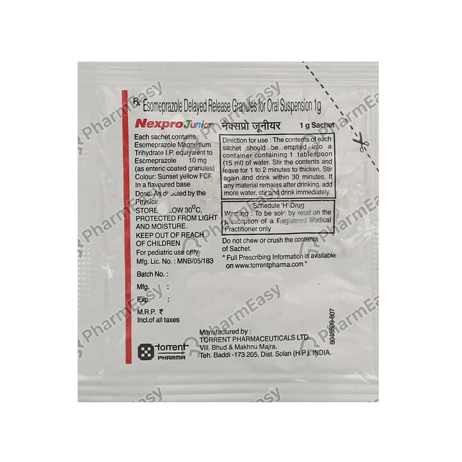 Nexpro Junior 1 G Oral Powder (1) - Uses, Side Effects, Dosage ...