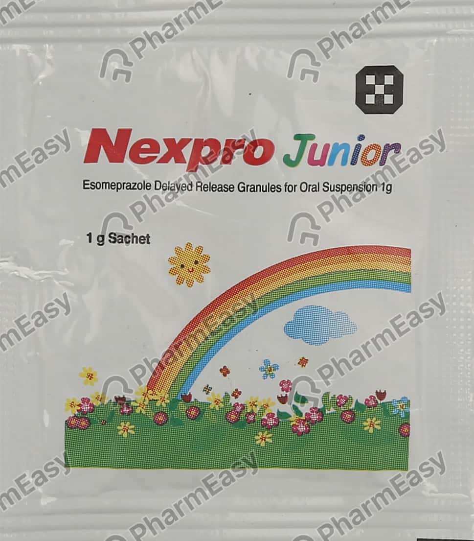 Nexpro Junior Sachet: Uses, Side-effects, Price, Dosage & More Info ...