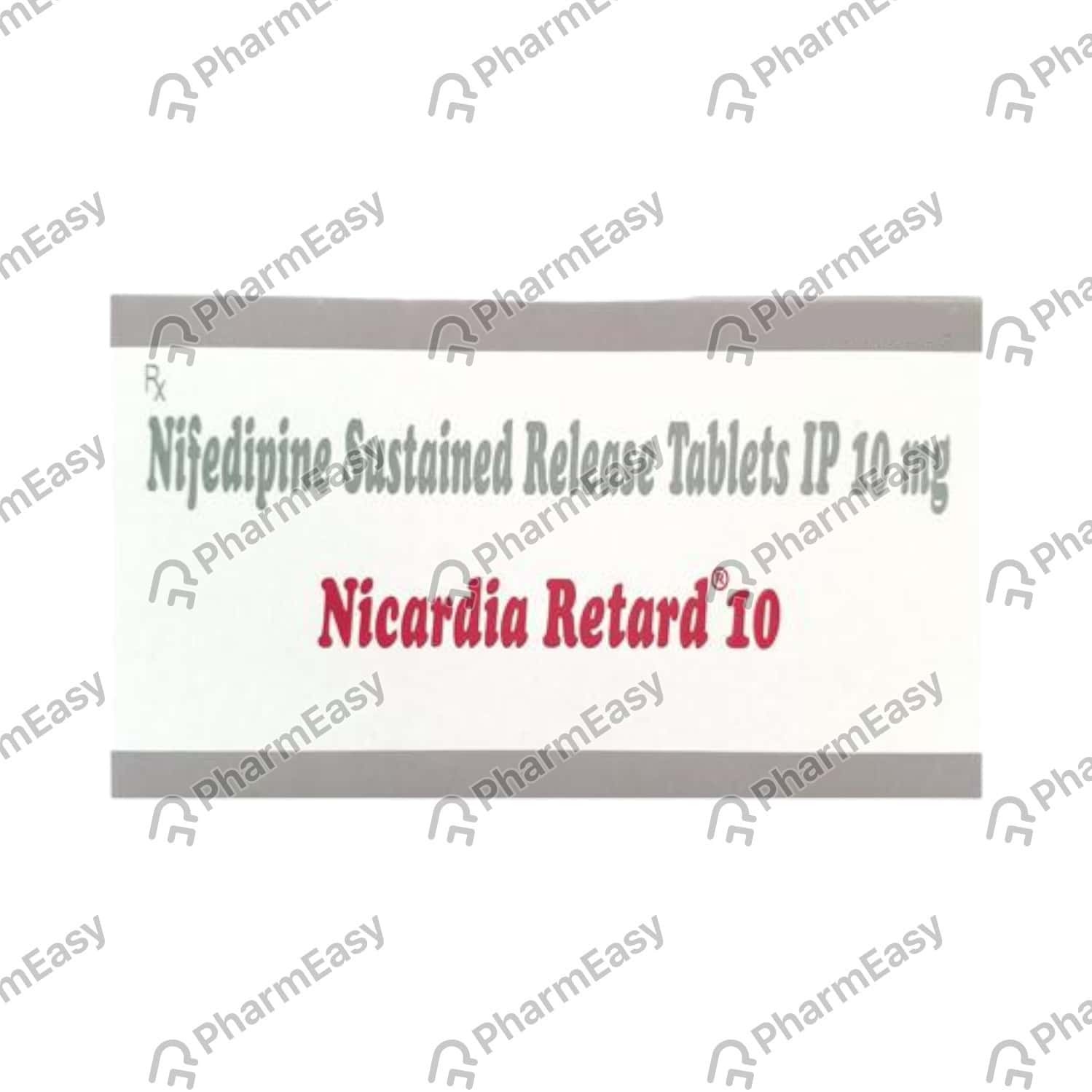 Nicardia Retard 10 MG Tablet (10): Uses, Side Effects, Price & Dosage ...