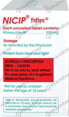 Nicip Tablet: Uses, Side-effects, Price, Dosage & More Info - PharmEasy