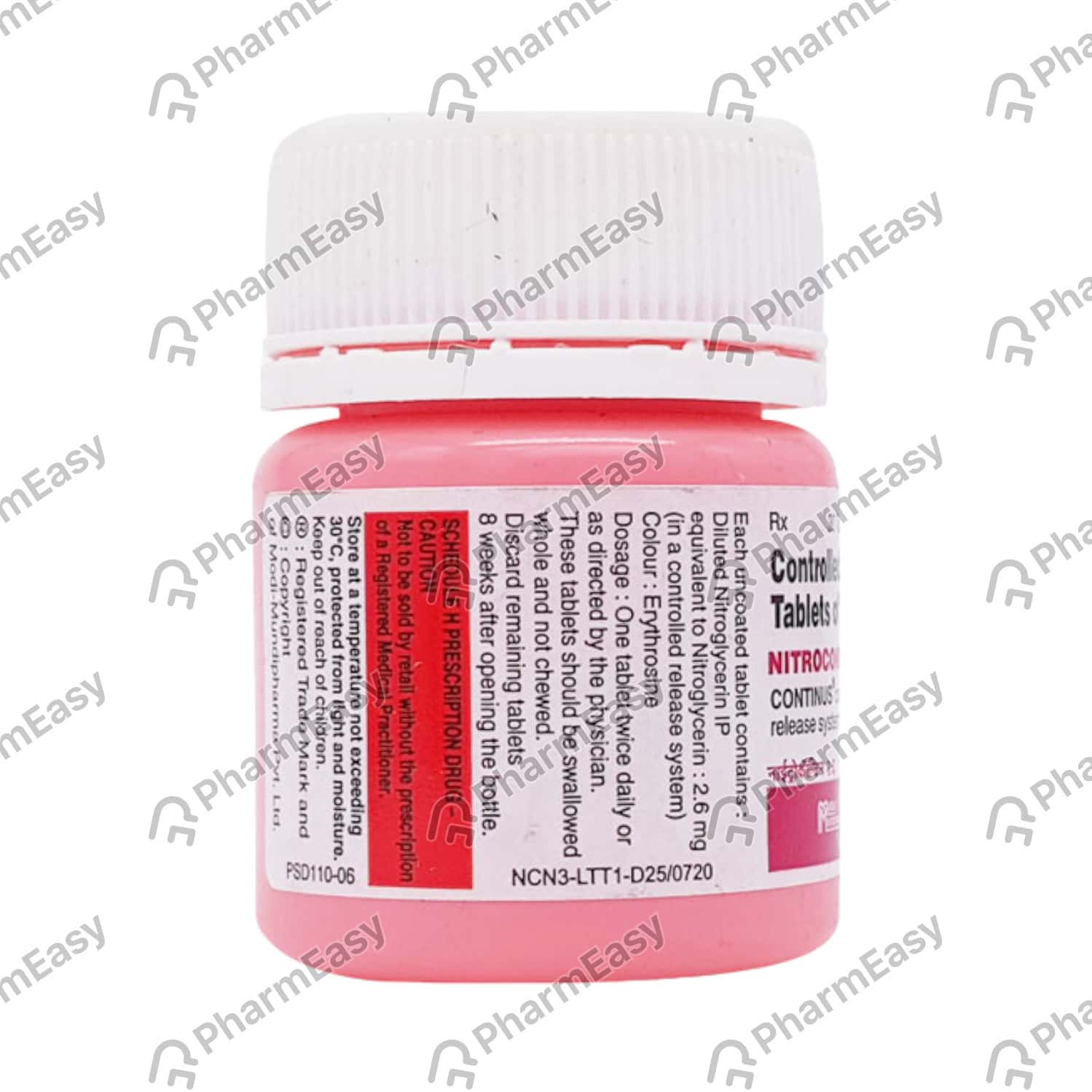 Nitrocontin 2.6 MG Tablet (25): Uses, Side Effects, Price & Dosage ...